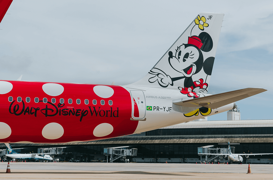 Avião Mickey Mouse da Azul fez o Primeiro Voo de Teste