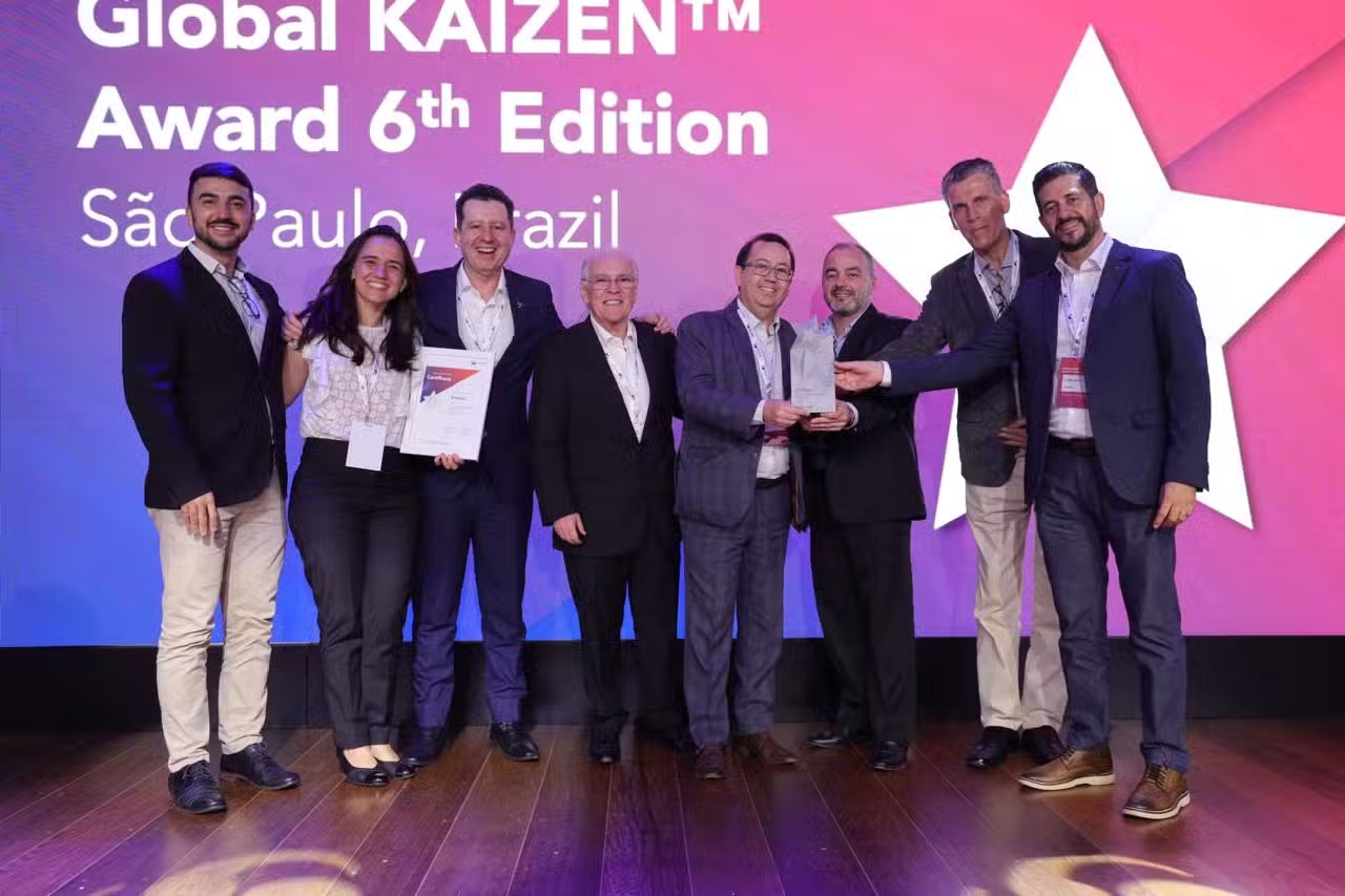 Embraer é a primeira brasileira a vencer o Global KAIZENTM Award